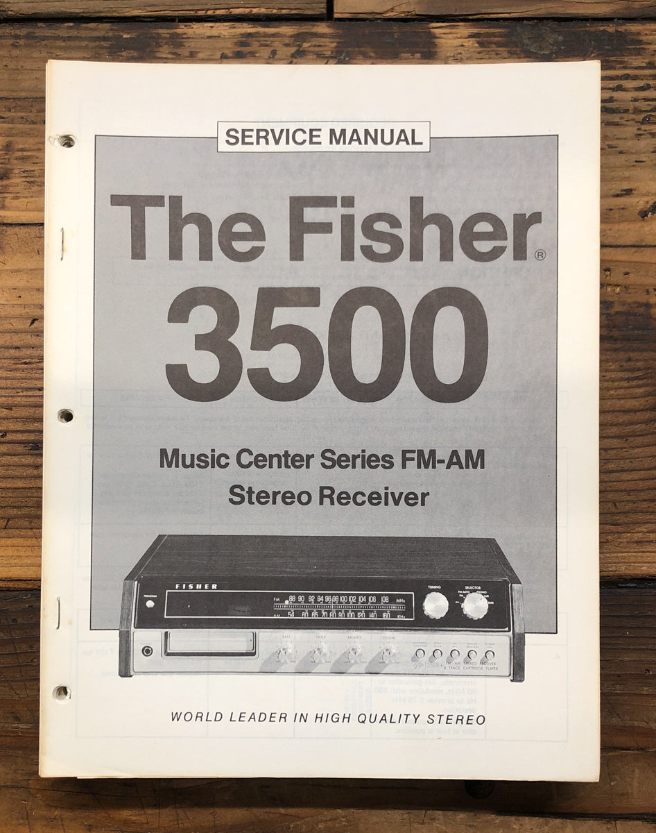 Stereo Service Manual *Original* – Vintage Audio Store - Vintage Service Manuals, Stereo ...