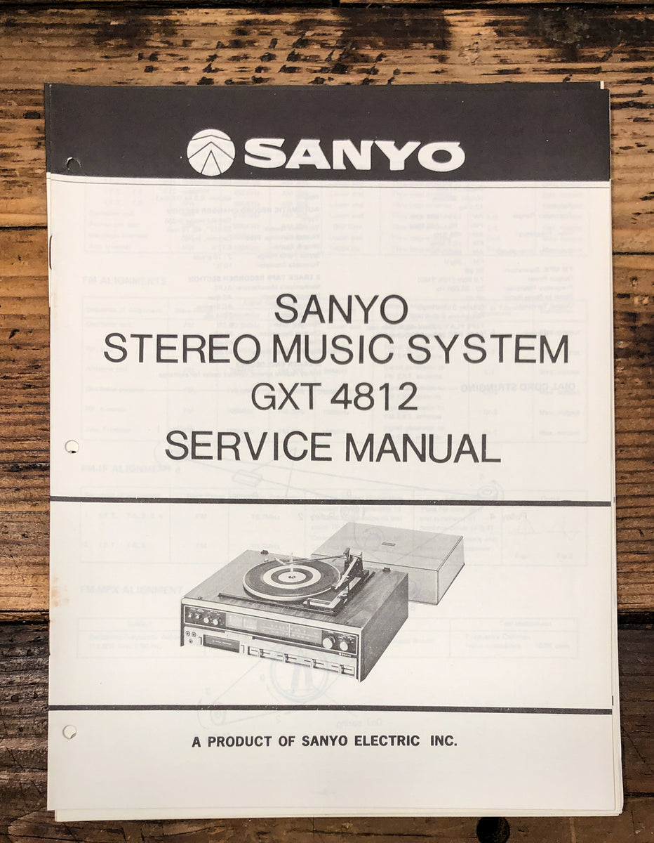 Service Manual *Original* – Vintage Audio Store - Vintage Service Manuals, Stereo Brochures and ...