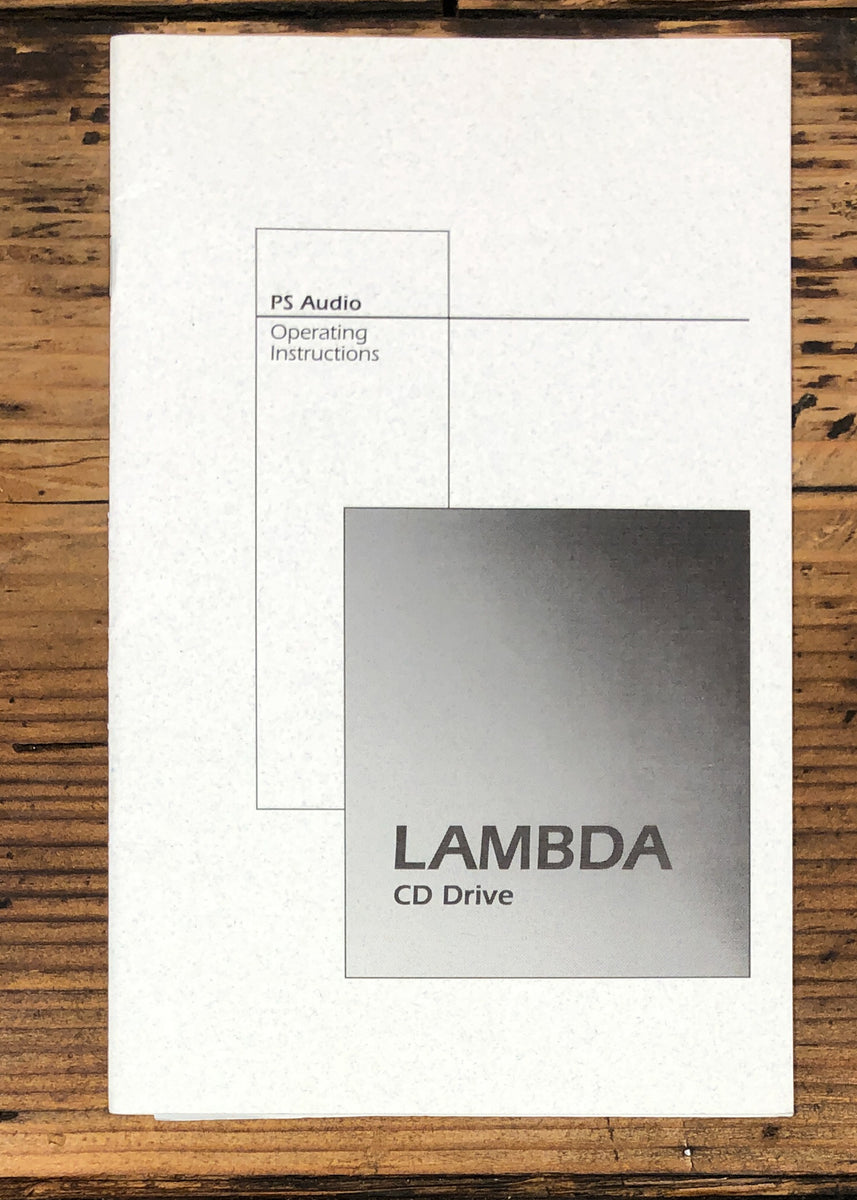 Owner / User Manual *Original* – Vintage Audio Store - Vintage Service Manuals, Stereo Brochures ...