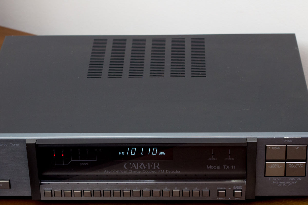 Carver TX-11 Tuner – Vintage Audio Store - Vintage Service Manuals ...