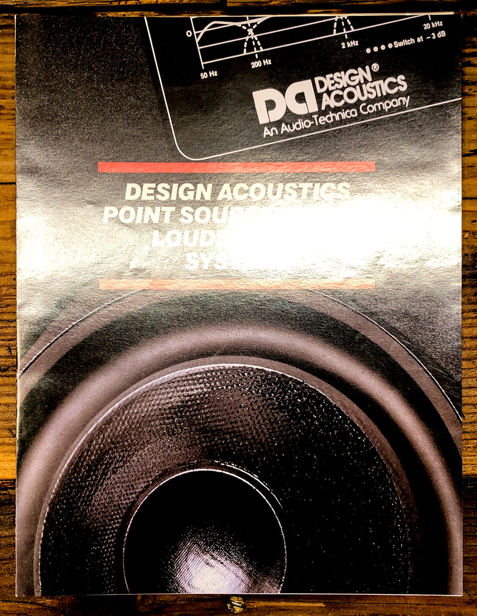 Speaker Dealer Brochure *Orig* – Vintage Audio Store - Vintage Service ...