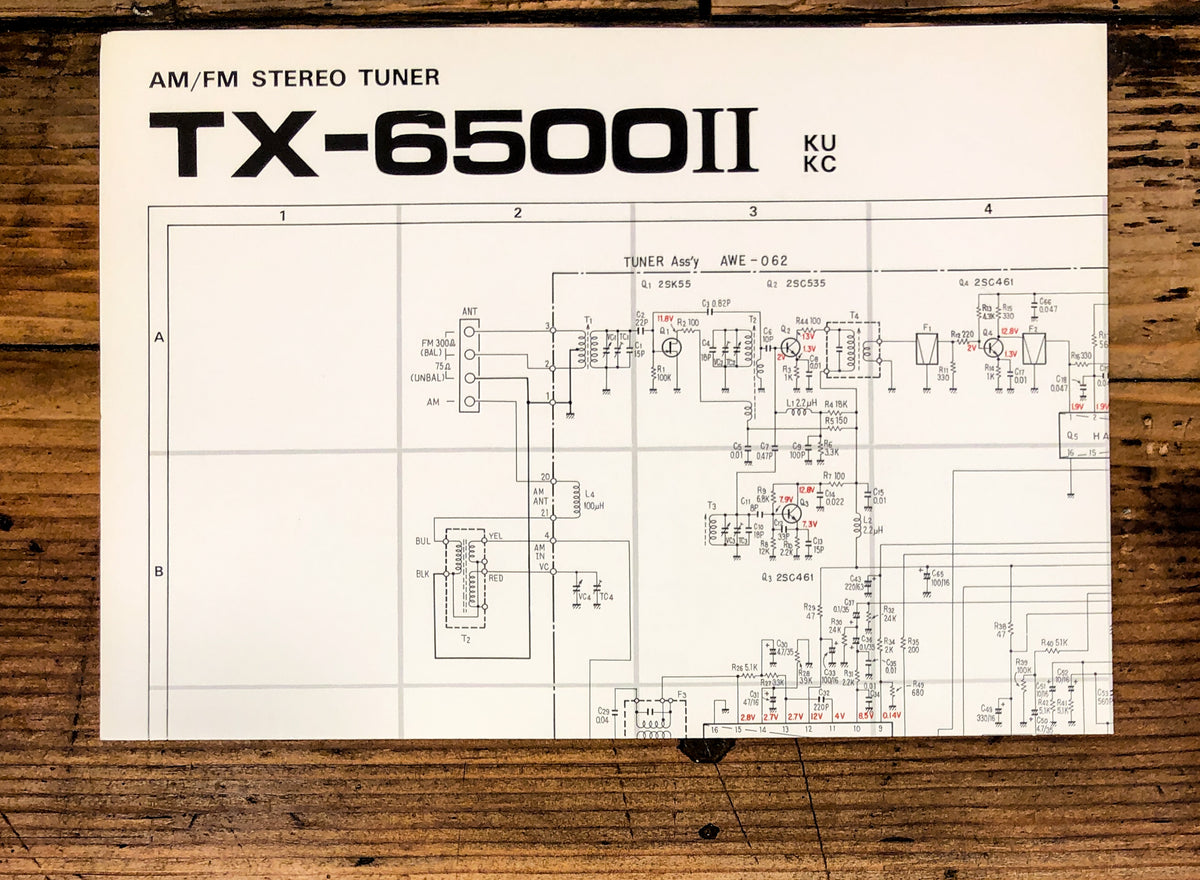 Tuner Fold Out Schematic – Vintage Audio Store - Vintage Service ...