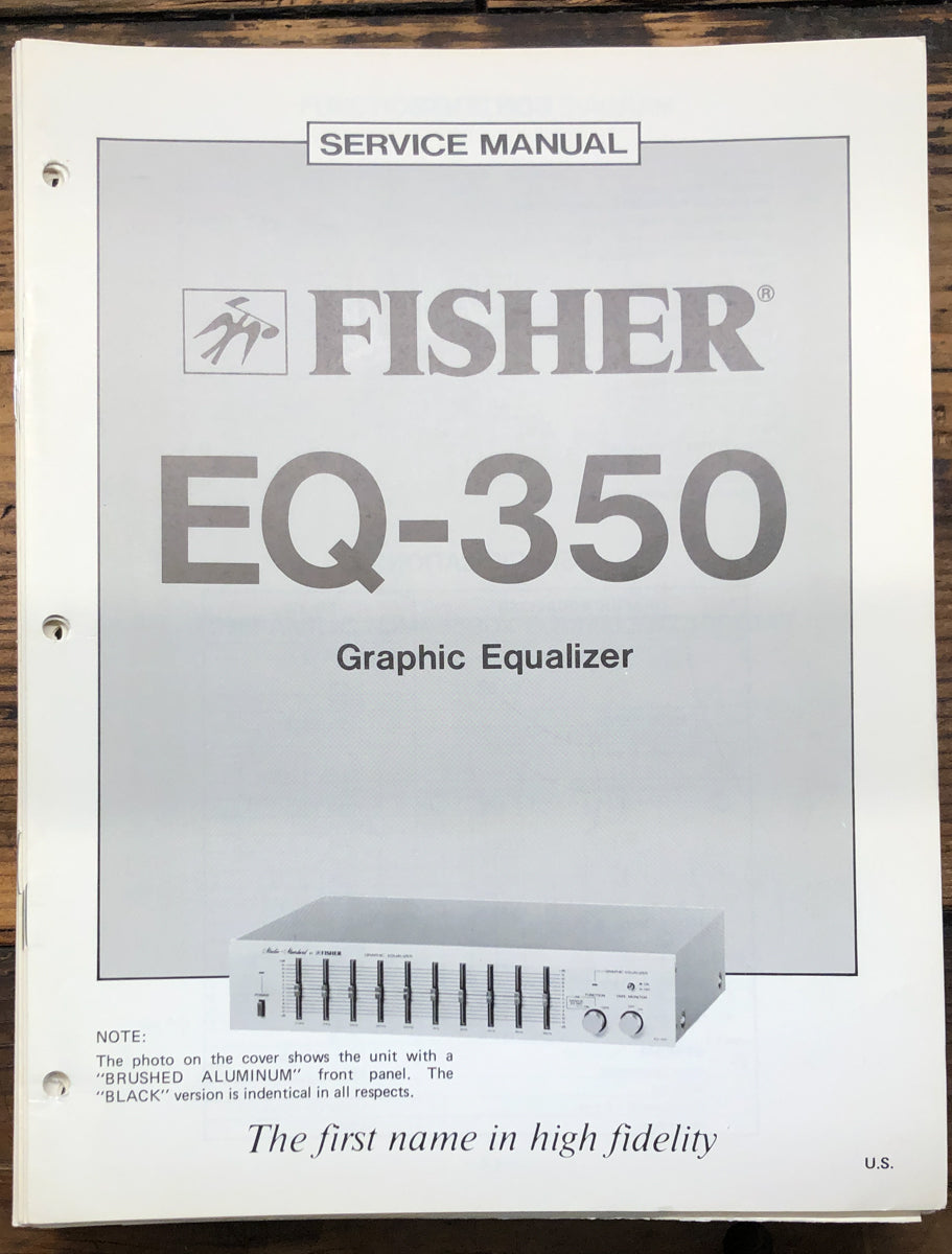Equalizer Service Manual *Original* – Vintage Audio Store - Vintage ...