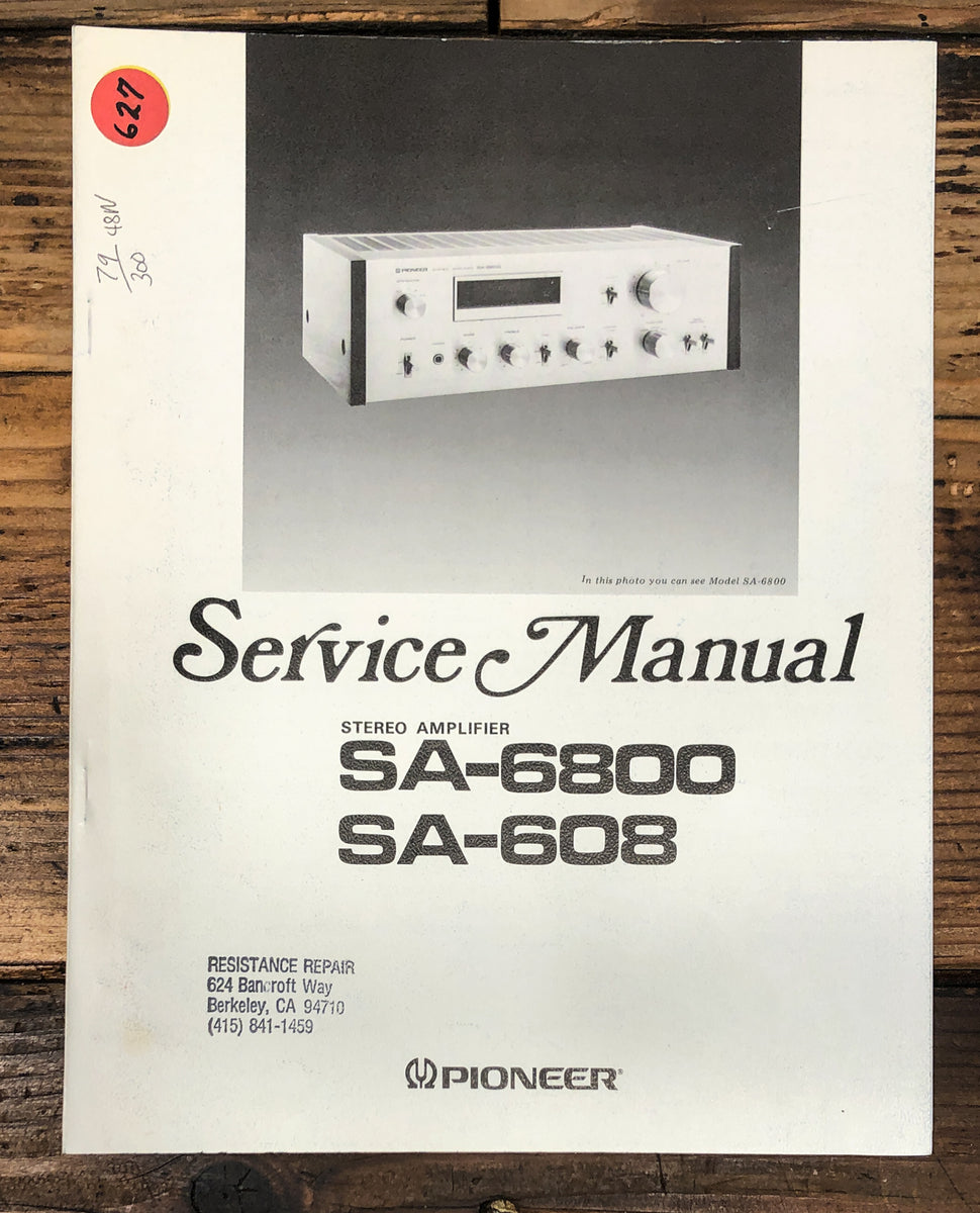 Amplifier Service Manual – Vintage Audio Store - Vintage Service ...
