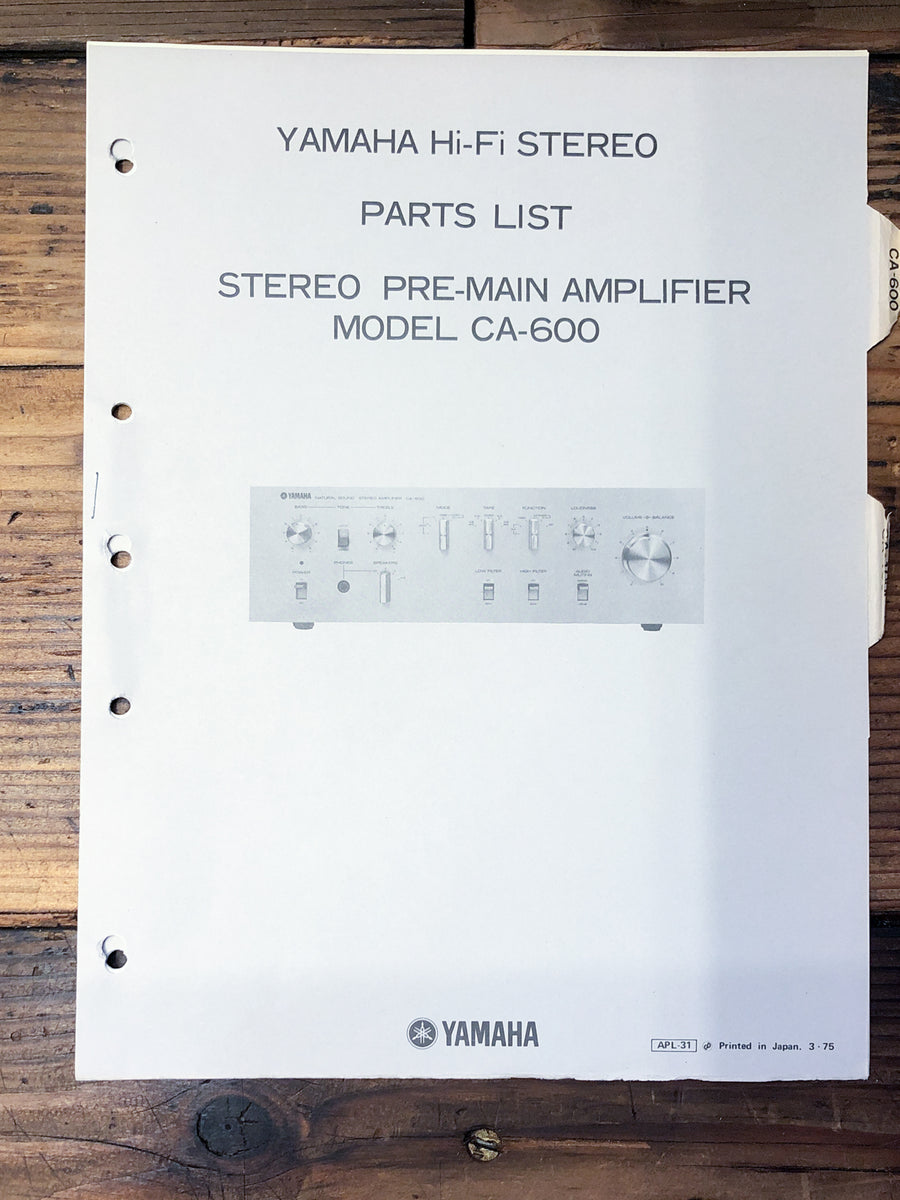 Amplifier *Original* – Vintage Audio Store - Vintage Service Manuals ...