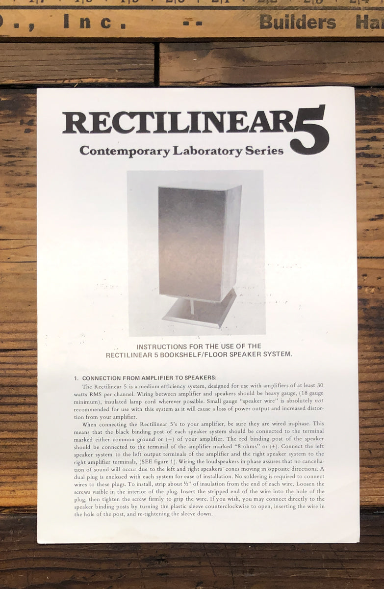 Receiver Owner / User Manual *Original* – Vintage Audio Store - Vintage ...