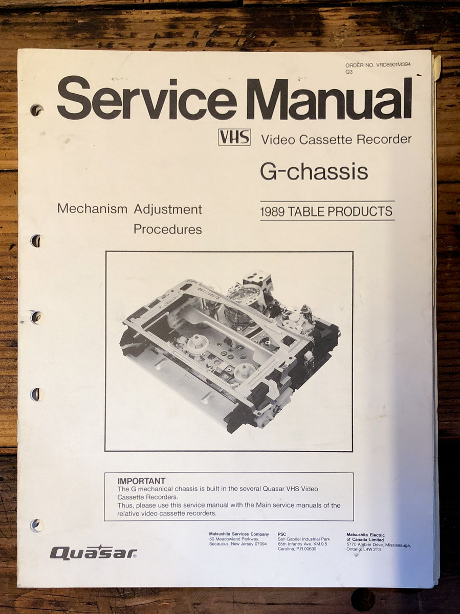 Record Player Service Manual *Original* – Vintage Audio Store - Vintage ...