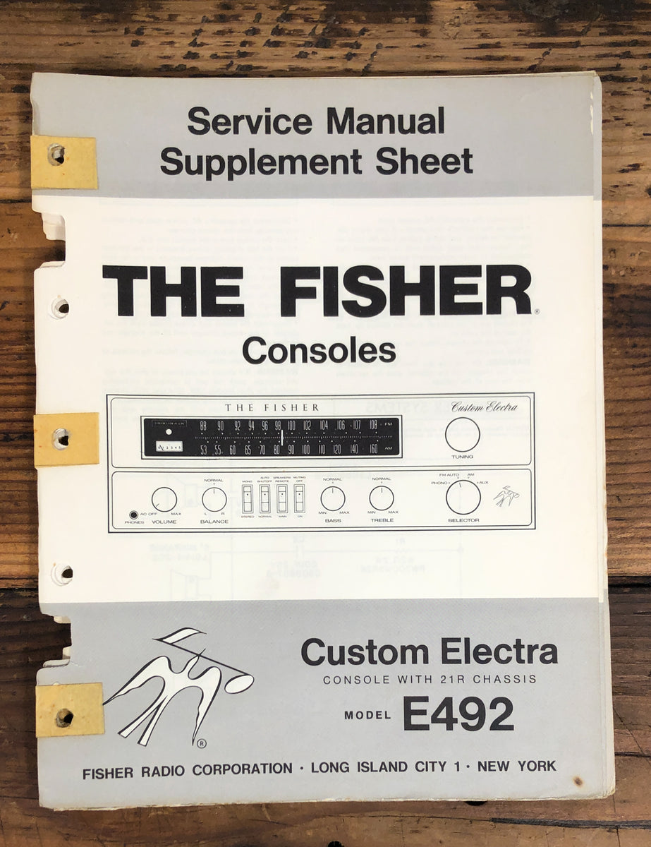 Console Service Manual *Original* – Vintage Audio Store - Vintage ...