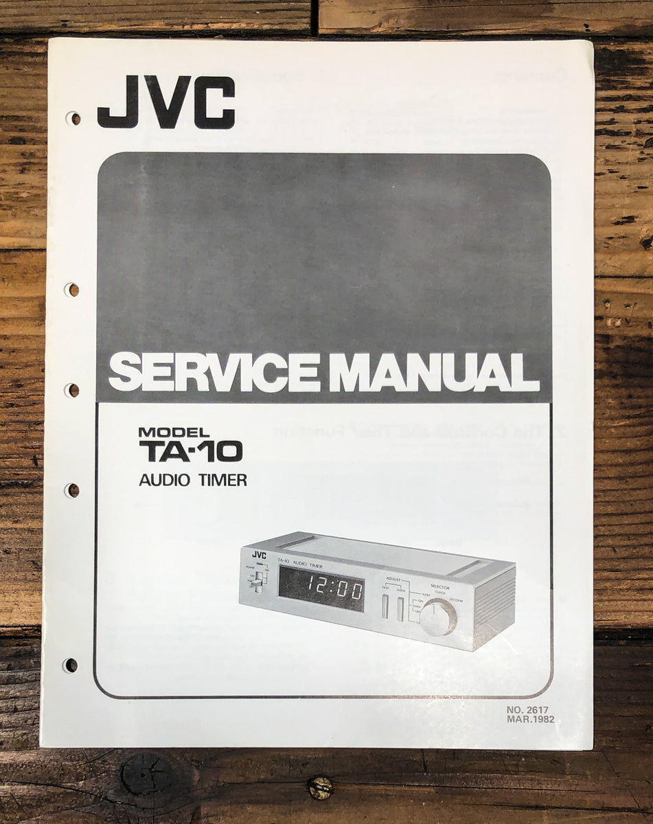 Timer Service Manual – Vintage Audio Store - Vintage Service Manuals ...