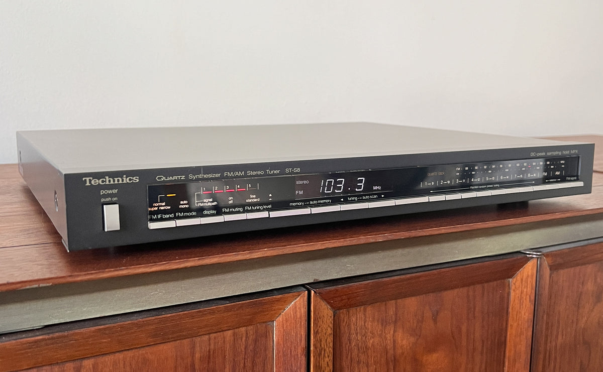 Technics ST-S8 Quartz Synthesizer FM/AM Stereo Tuner – Vintage Audio Store - Vintage Service ...