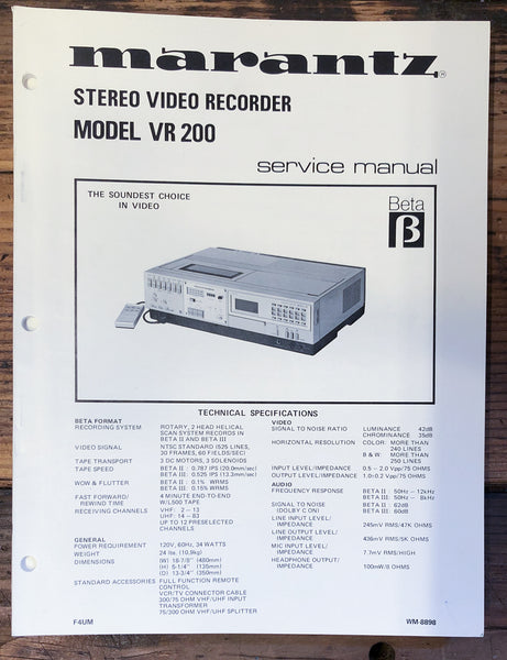 Tuner Owner / User Manual *Original* – Vintage Audio Store - Vintage ...