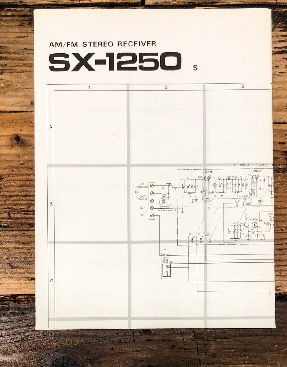 Receiver Fold Out Schematic – Vintage Audio Store - Vintage Service ...