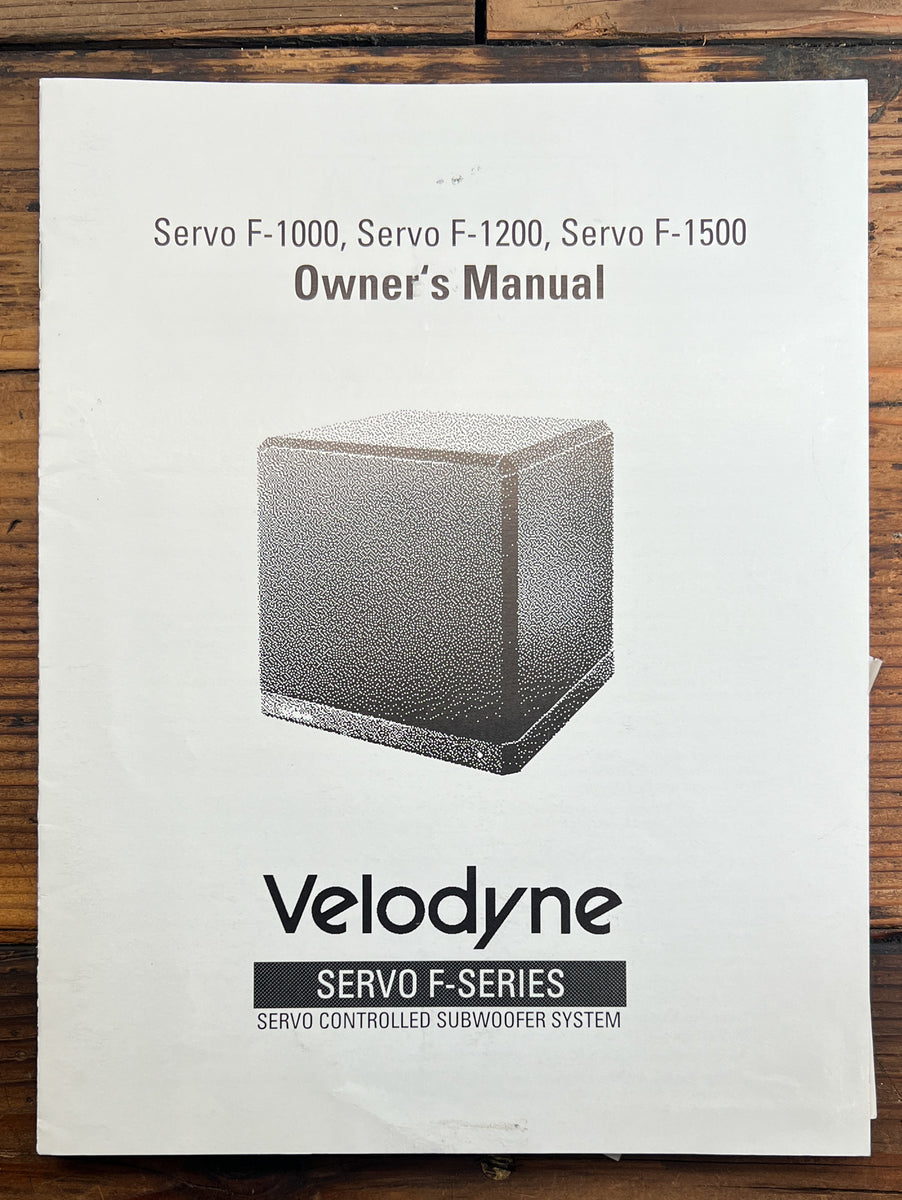 Amplifier Owner / User Manual *Original* – Vintage Audio Store ...