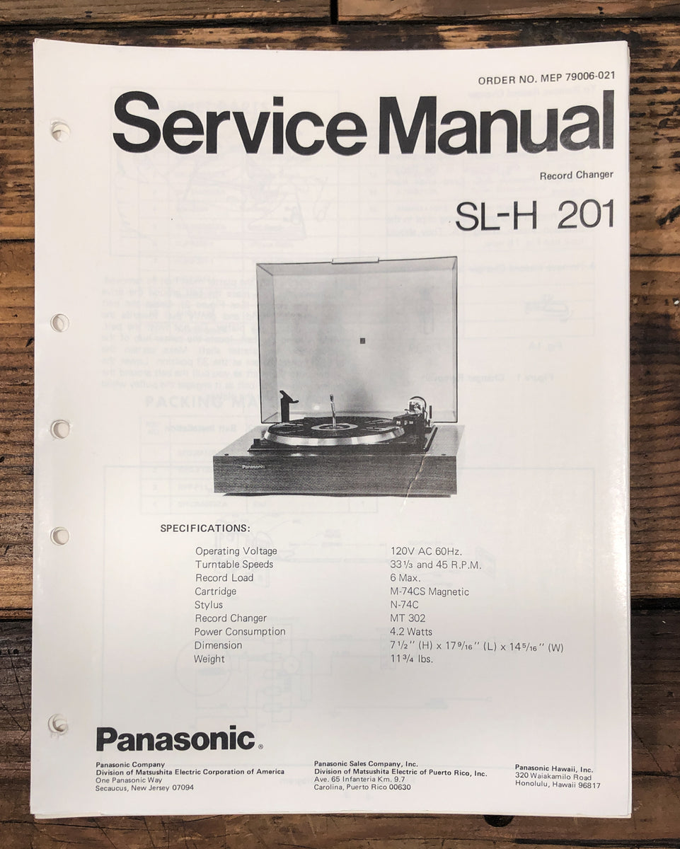 Turntable Service Manual *Original* – Vintage Audio Store - Vintage ...