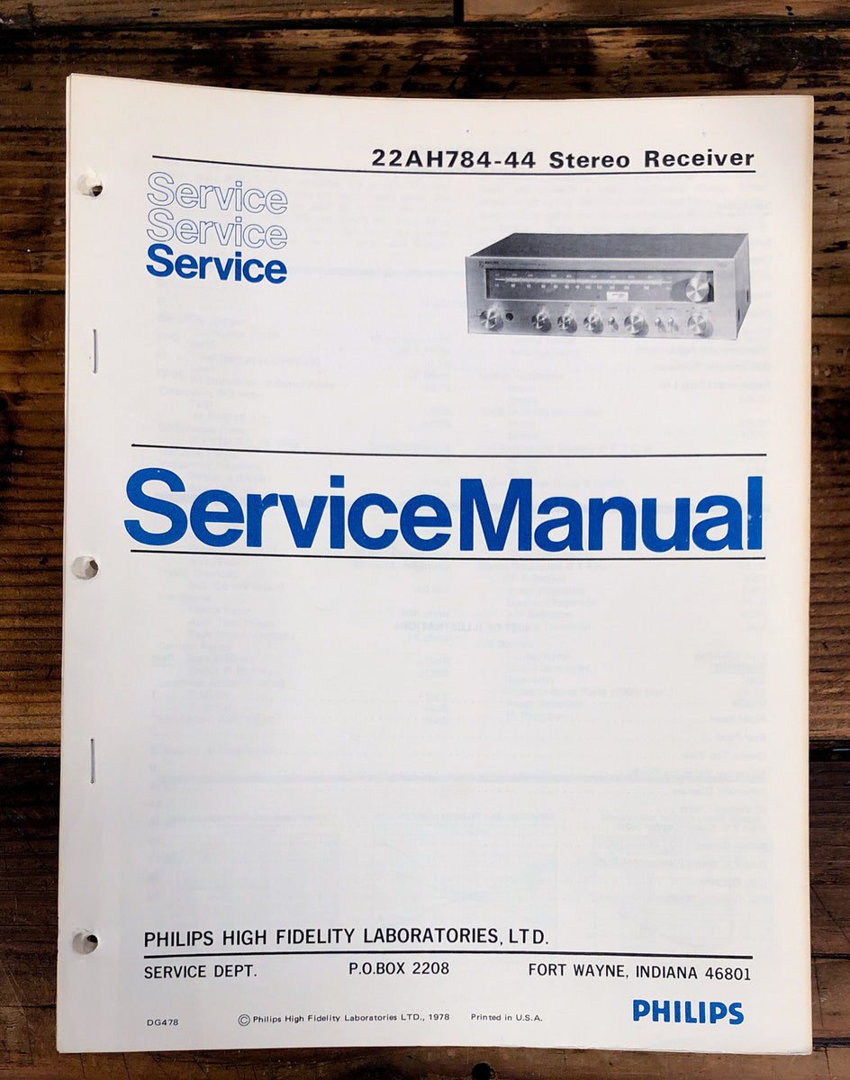 Reel to Reel Service Manual *Original* – Vintage Audio Store - Vintage ...