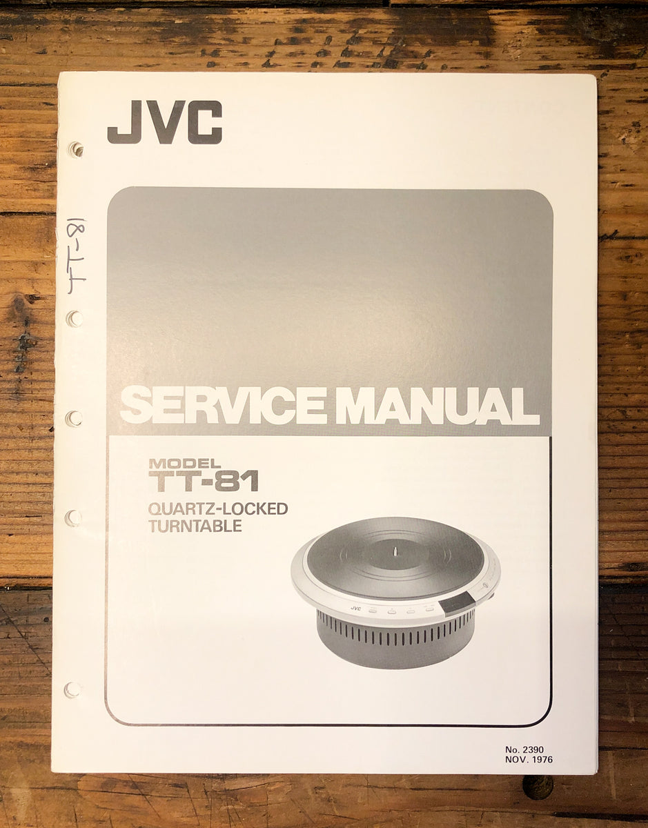 Service Manual *Original* – Vintage Audio Store - Vintage Service ...