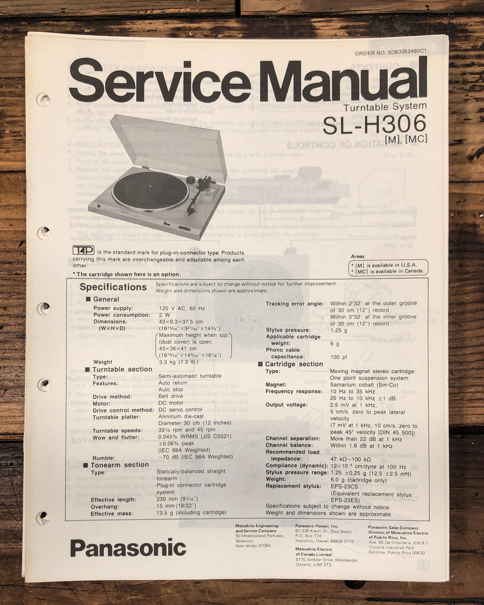 Turntable Service Manual *Original* – Vintage Audio Store - Vintage ...