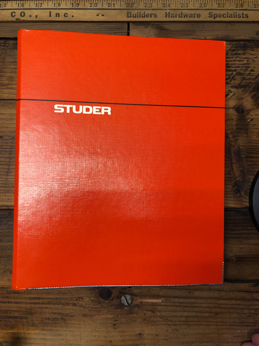 Reel to Reel Service Manual *Original* – Vintage Audio Store - Vintage ...