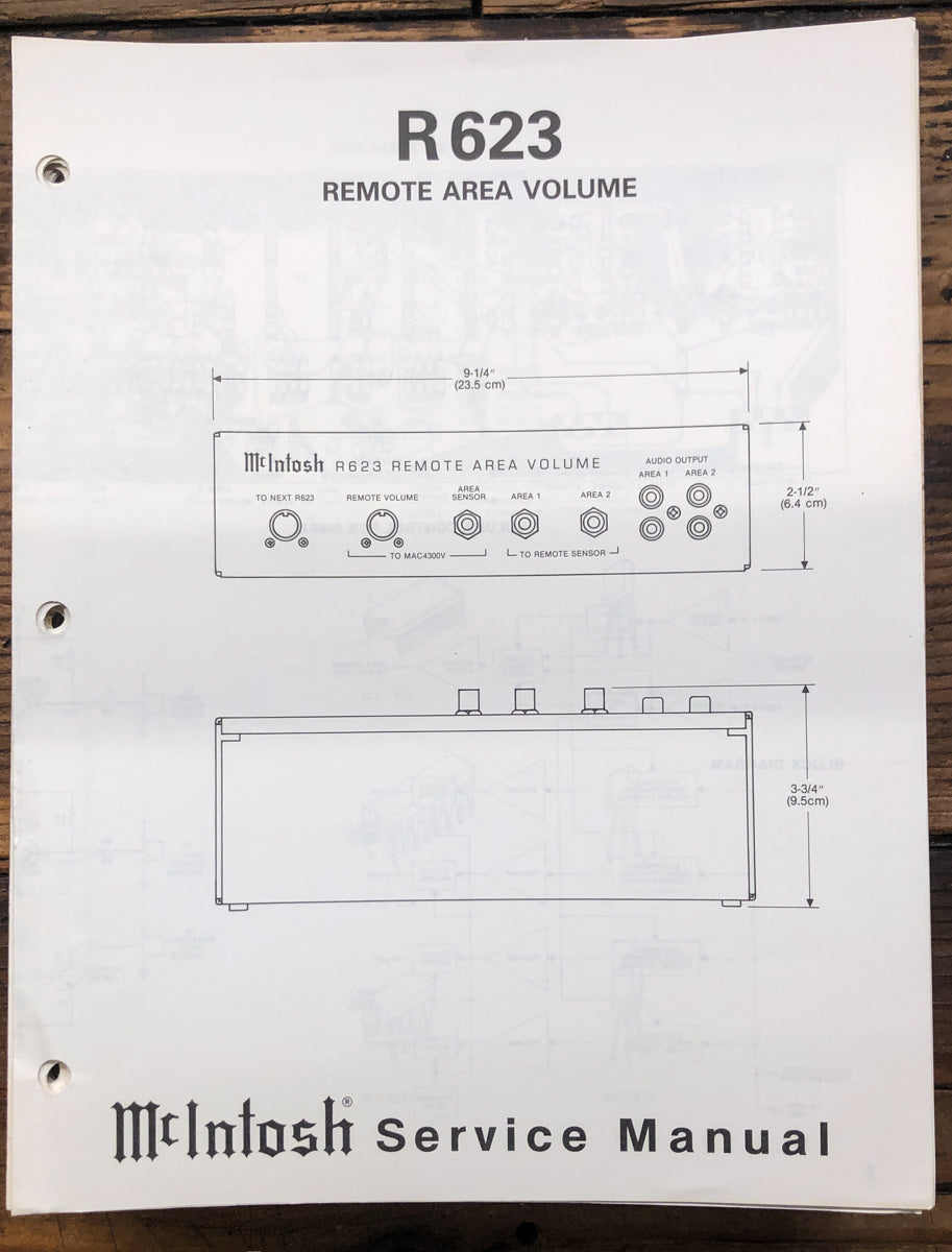 Remote Volume Service Manual *Original* – Vintage Audio Store - Vintage ...