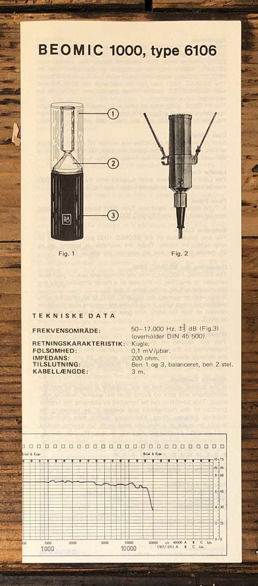 MIC Owner / User Manual *Original* – Vintage Audio Store - Vintage ...