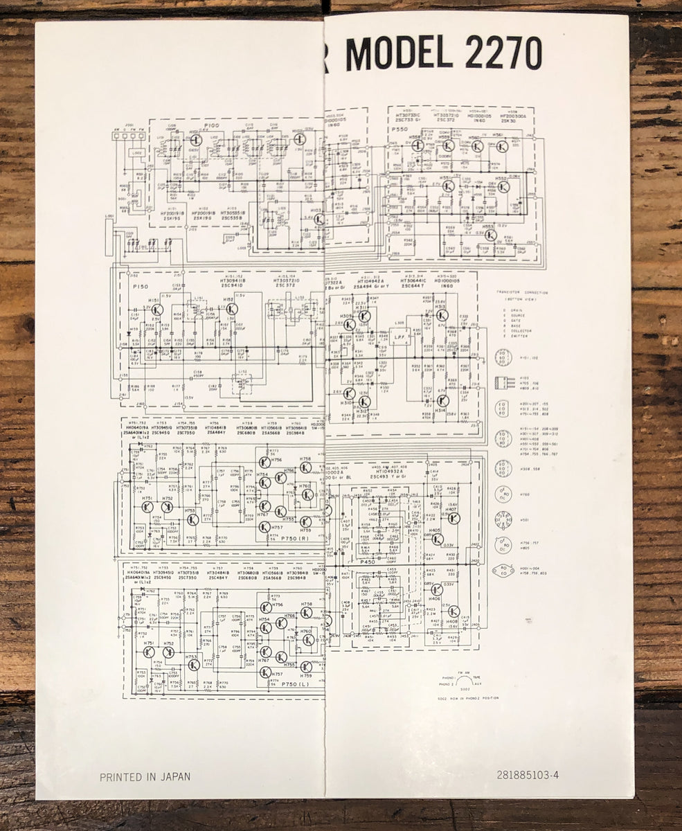 Receiver Fold Out Schematic – Vintage Audio Store - Vintage Service ...