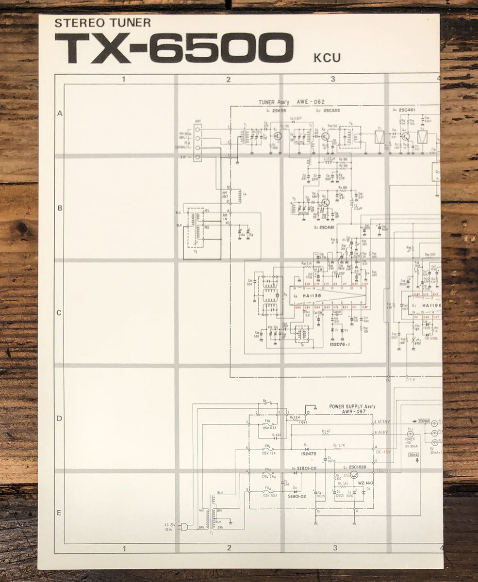 Tuner Fold Out Schematic – Vintage Audio Store - Vintage Service ...