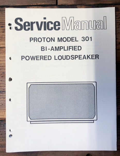 Speaker Service Manual *Original* – Vintage Audio Store - Vintage ...
