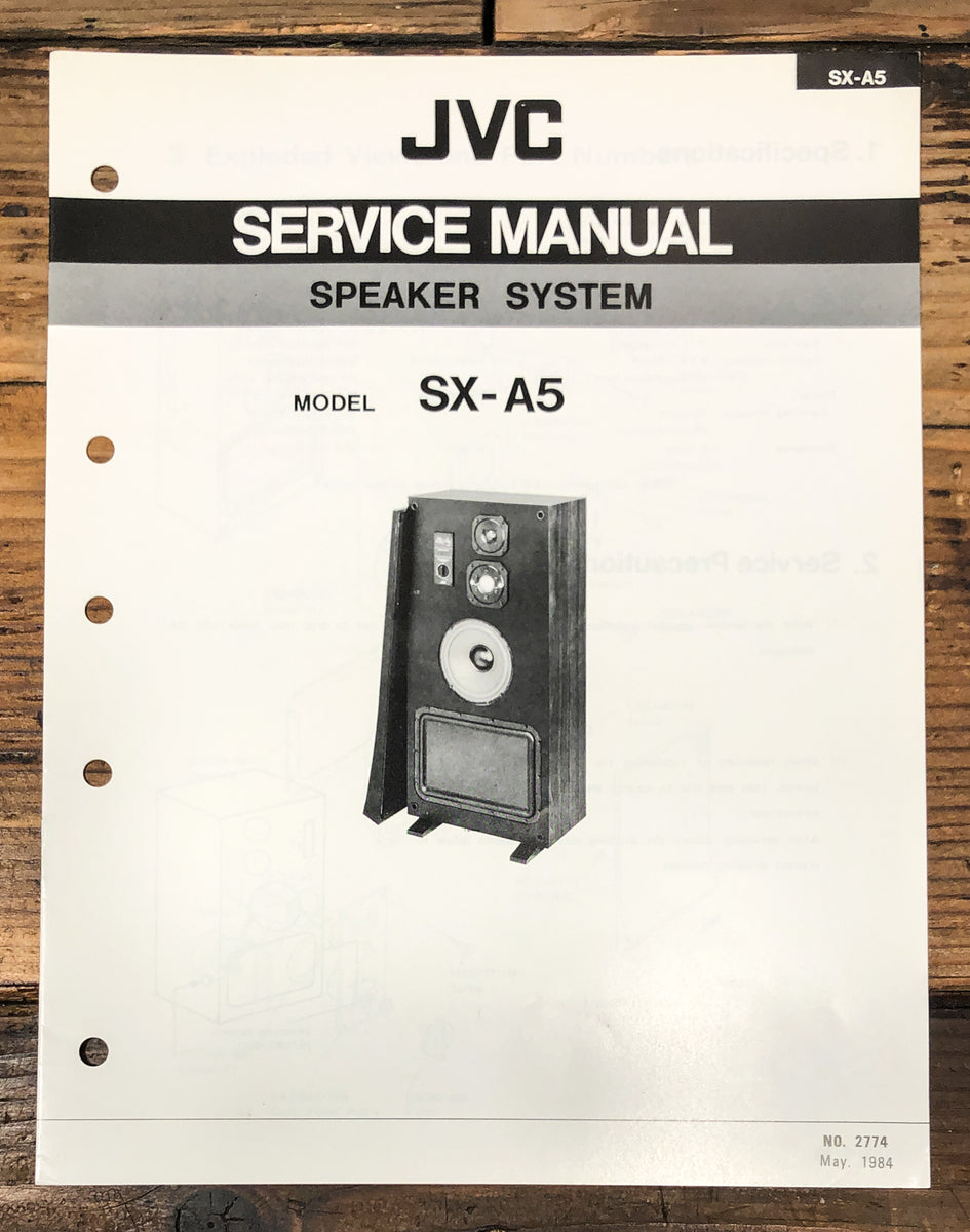 Speaker Service Manual – Vintage Audio Store - Vintage Service Manuals ...