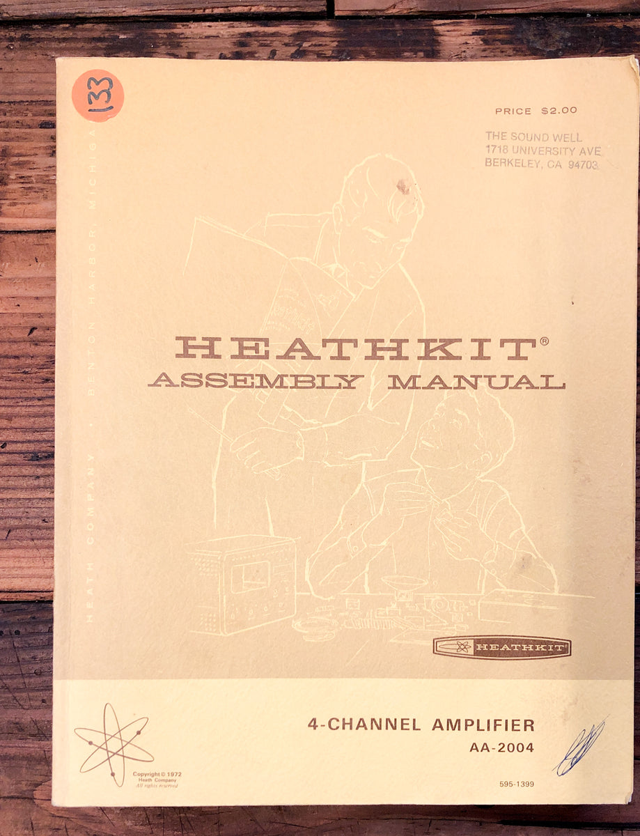 Amplifier Service Manual *Original* – Vintage Audio Store - Vintage ...