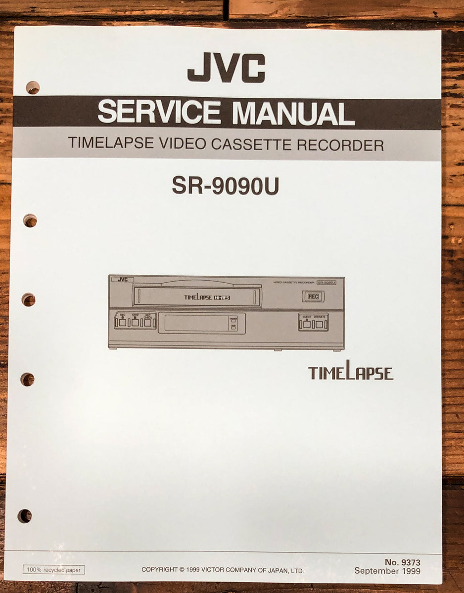 VCR Service Manual – Vintage Audio Store - Vintage Service Manuals ...