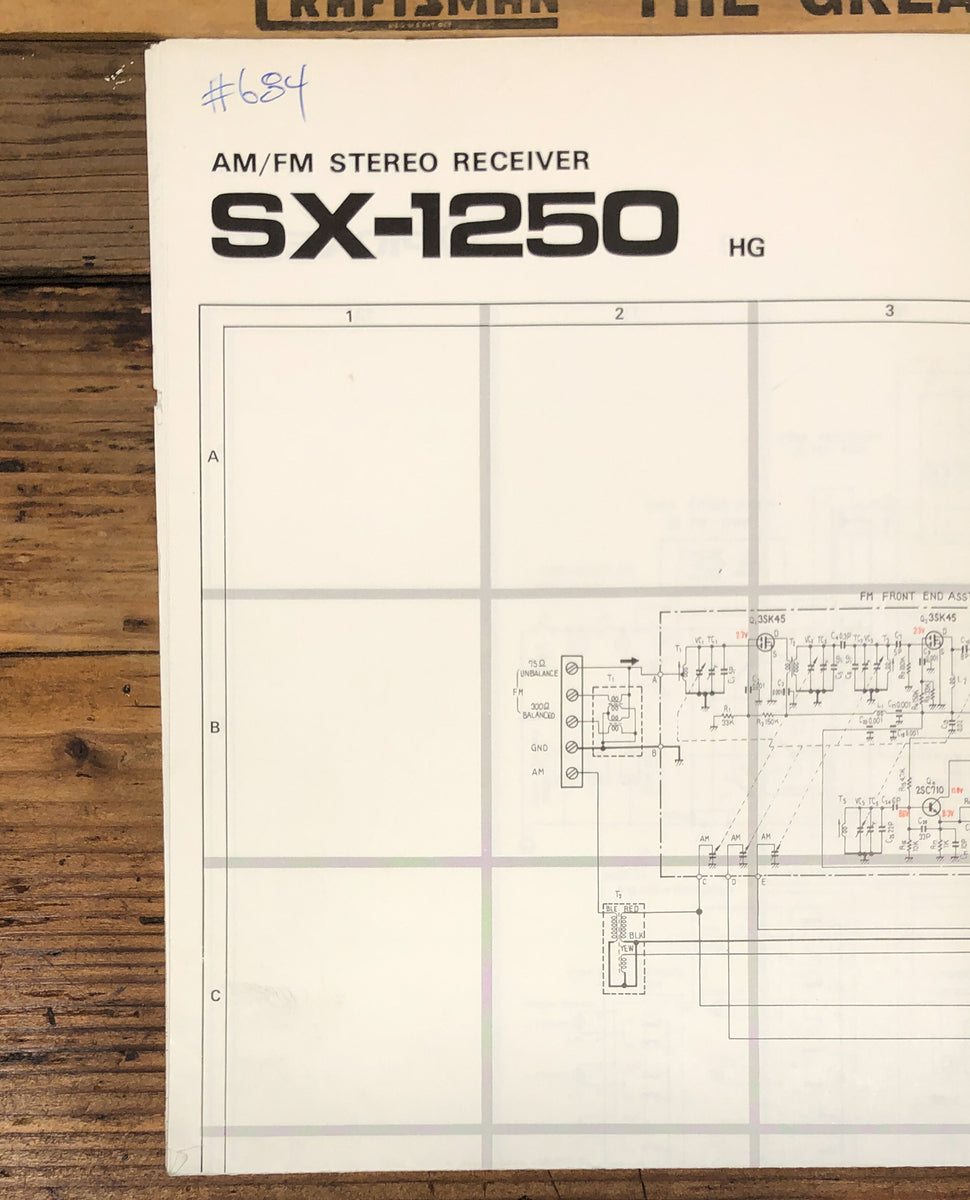 Amplifier Fold Out Schematic – Vintage Audio Store - Vintage Service ...