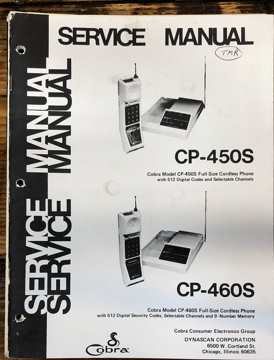 Cordless Phone Service Manual *Original* – Vintage Audio Store ...