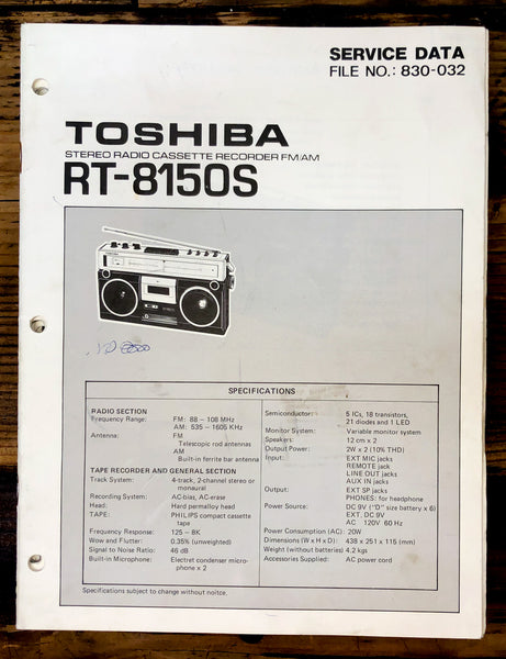Radio Service Manual *Original* – Vintage Audio Store - Vintage Service ...