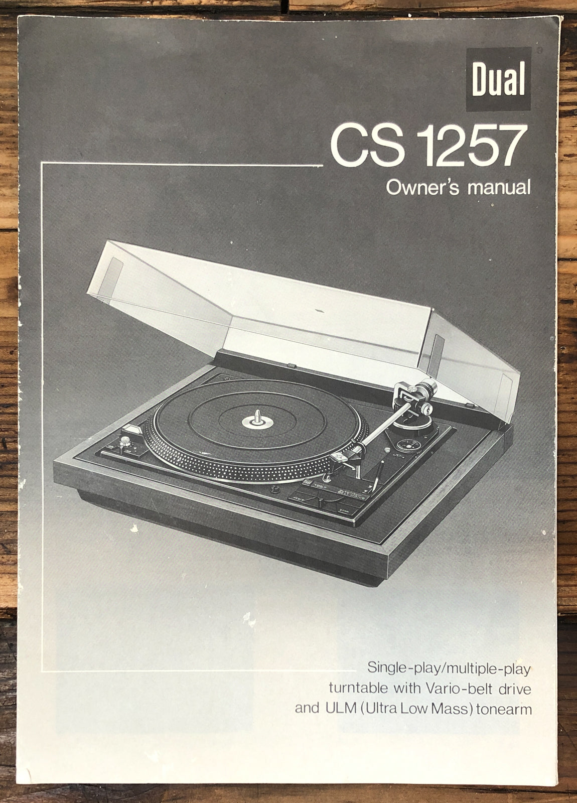 Record Player / Turntable User / Owners Manual *Original* – Vintage ...