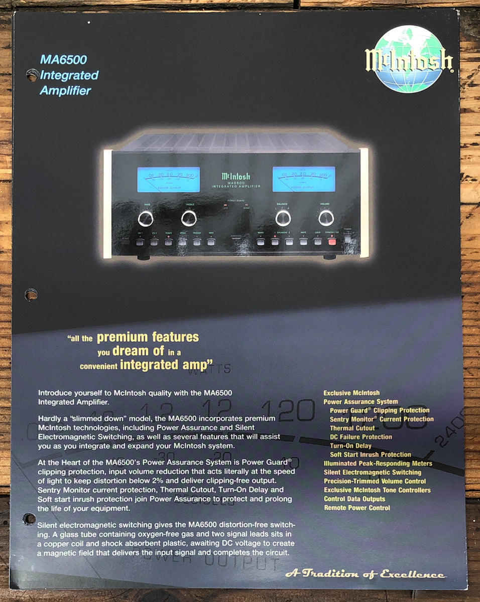Amplifier Dealer Spec Sheet *Original* – Vintage Audio Store - Vintage ...