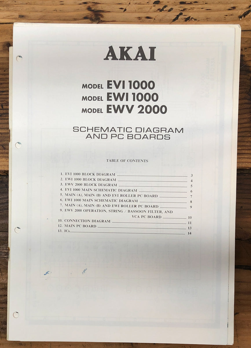 Schematic & PC Board Manual *Original* – Vintage Audio Store - Vintage ...