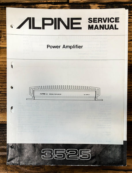 Power Amplifier Service Manual *Original* – Vintage Audio Store ...