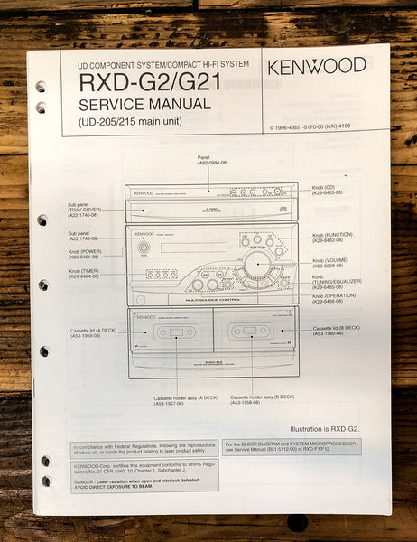Stereo Service Manual *Original* – Vintage Audio Store - Vintage ...