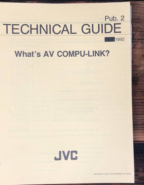 1992 Service Manual *Original* – Vintage Audio Store - Vintage Service ...