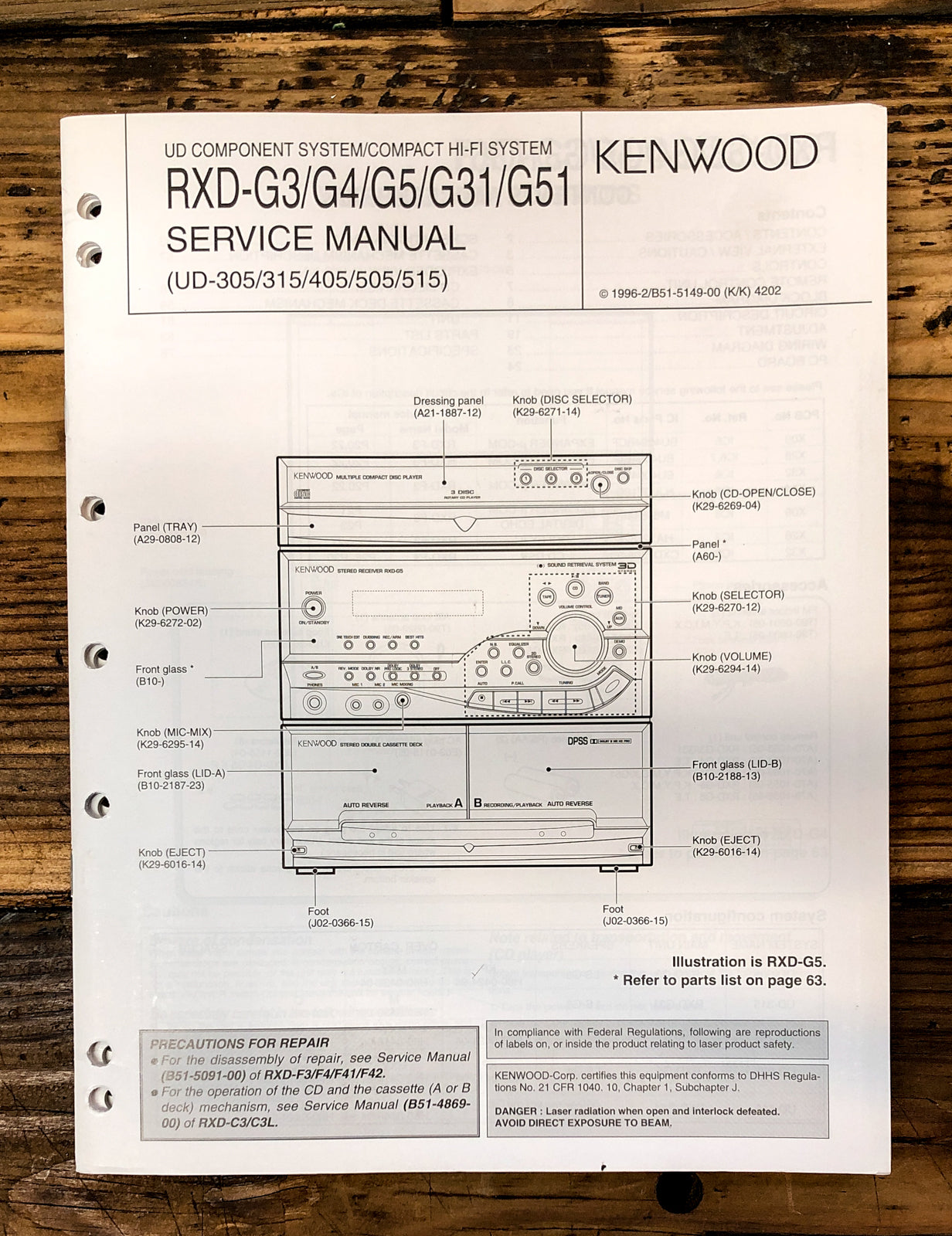 Stereo Service Manual *Original* – Vintage Audio Store - Vintage ...