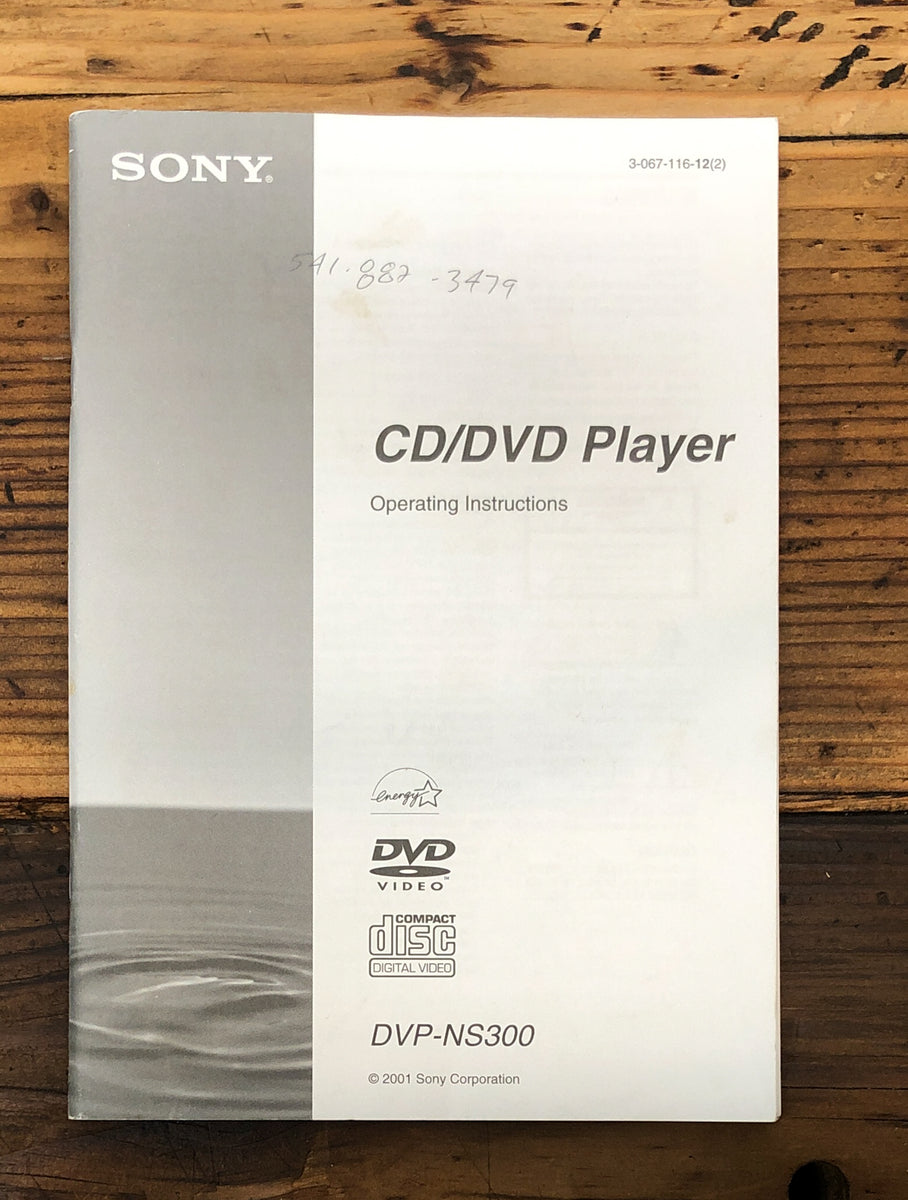 CD DVD Player Owner / User Manual *Original* – Vintage Audio Store ...
