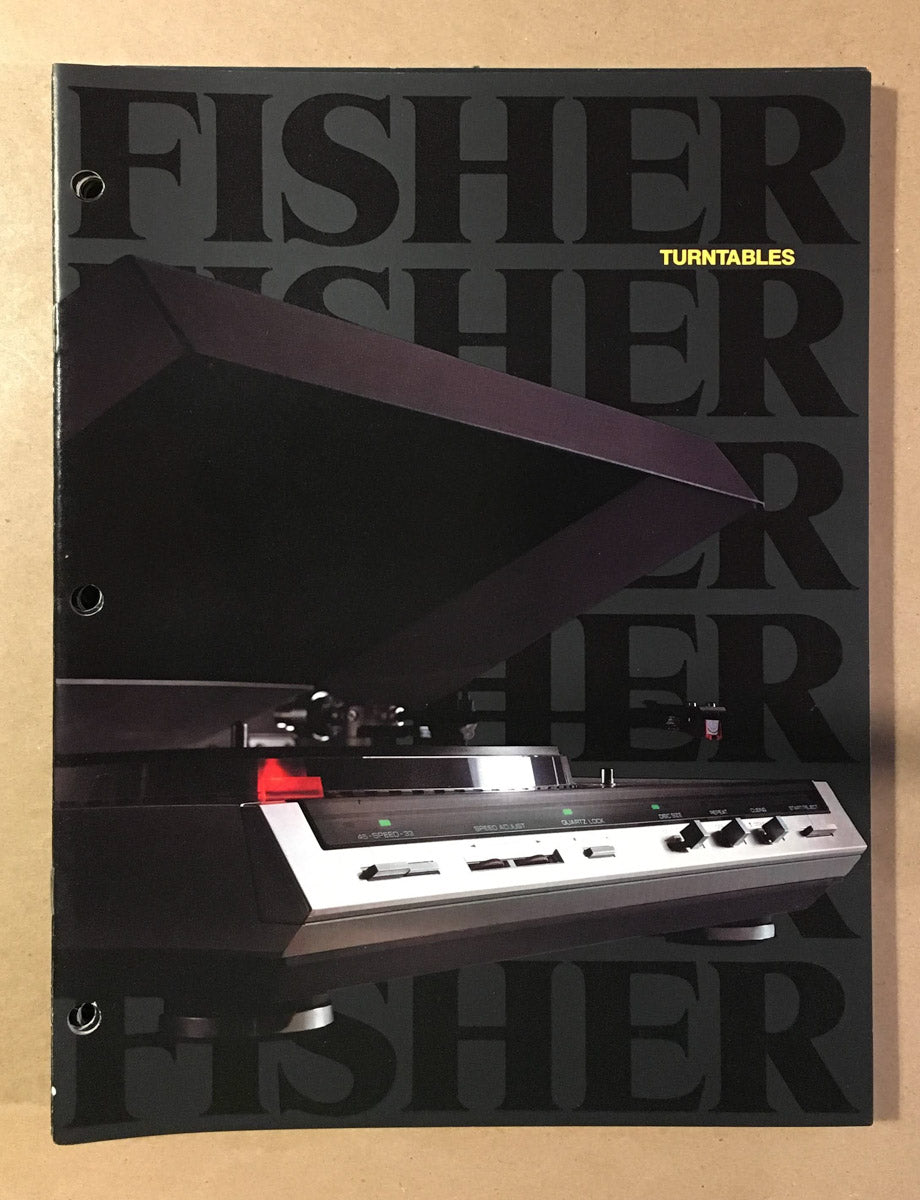 Fisher 1981 Stereo Cassette DD 300 450 CR 150 CRM 300 500 NR 500 21 pg ...