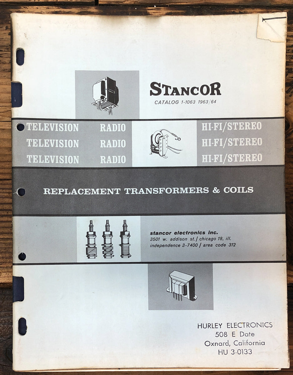 Transformers & Coils Catalog *Orig* – Vintage Audio Store - Vintage ...