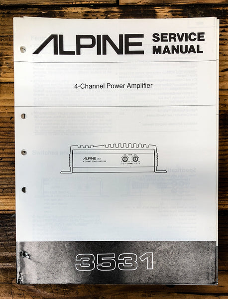 Power Amplifier Service Manual *Original* – Vintage Audio Store ...