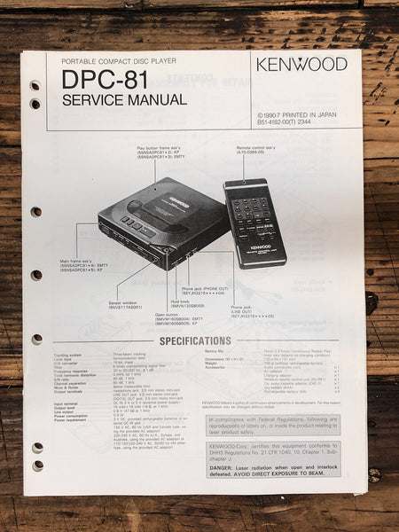 Service Manual *Original* – Vintage Audio Store - Vintage Service Manuals, Stereo Brochures and ...