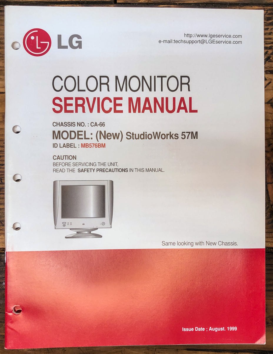 Monitor Service Manual *Original* – Vintage Audio Store - Vintage ...