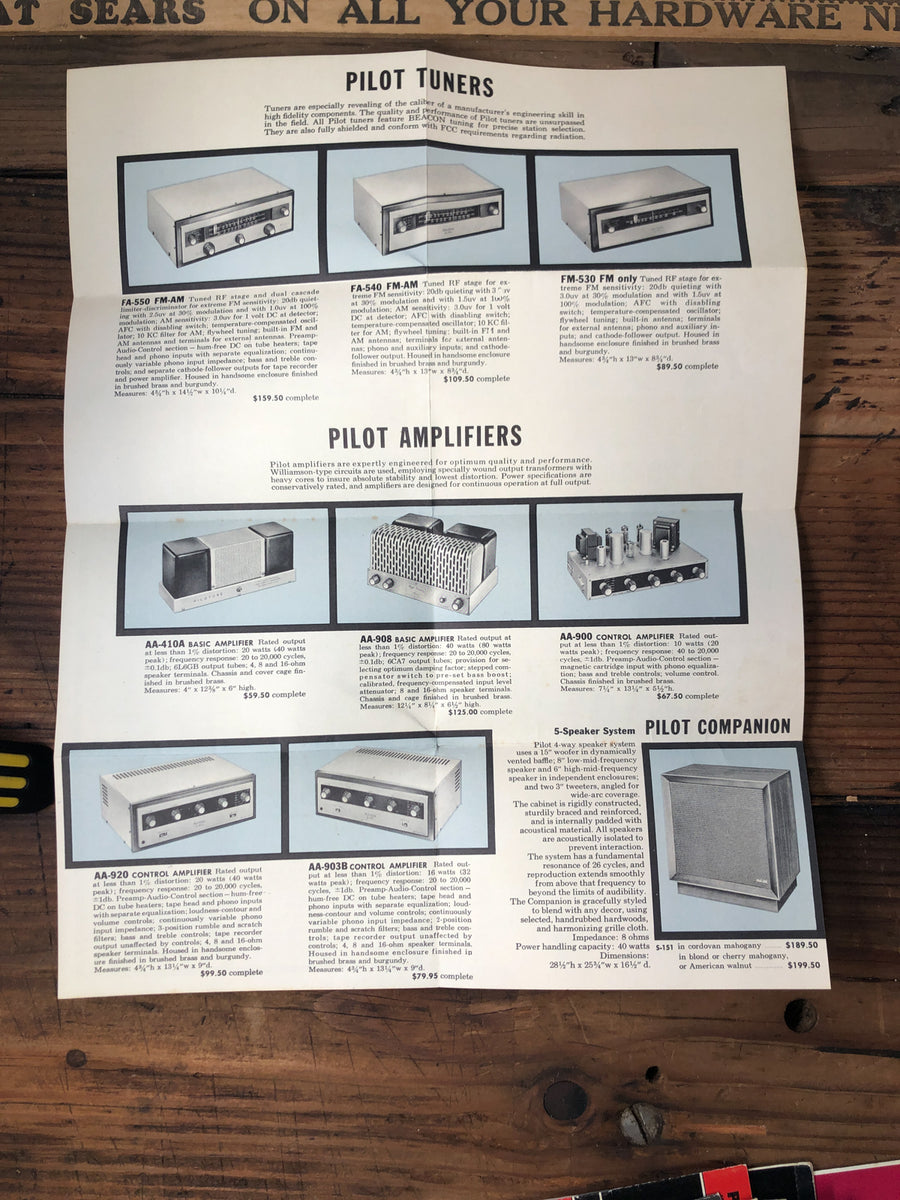 HiFi Dealer Brochure *Orig* – Vintage Audio Store - Vintage Service ...