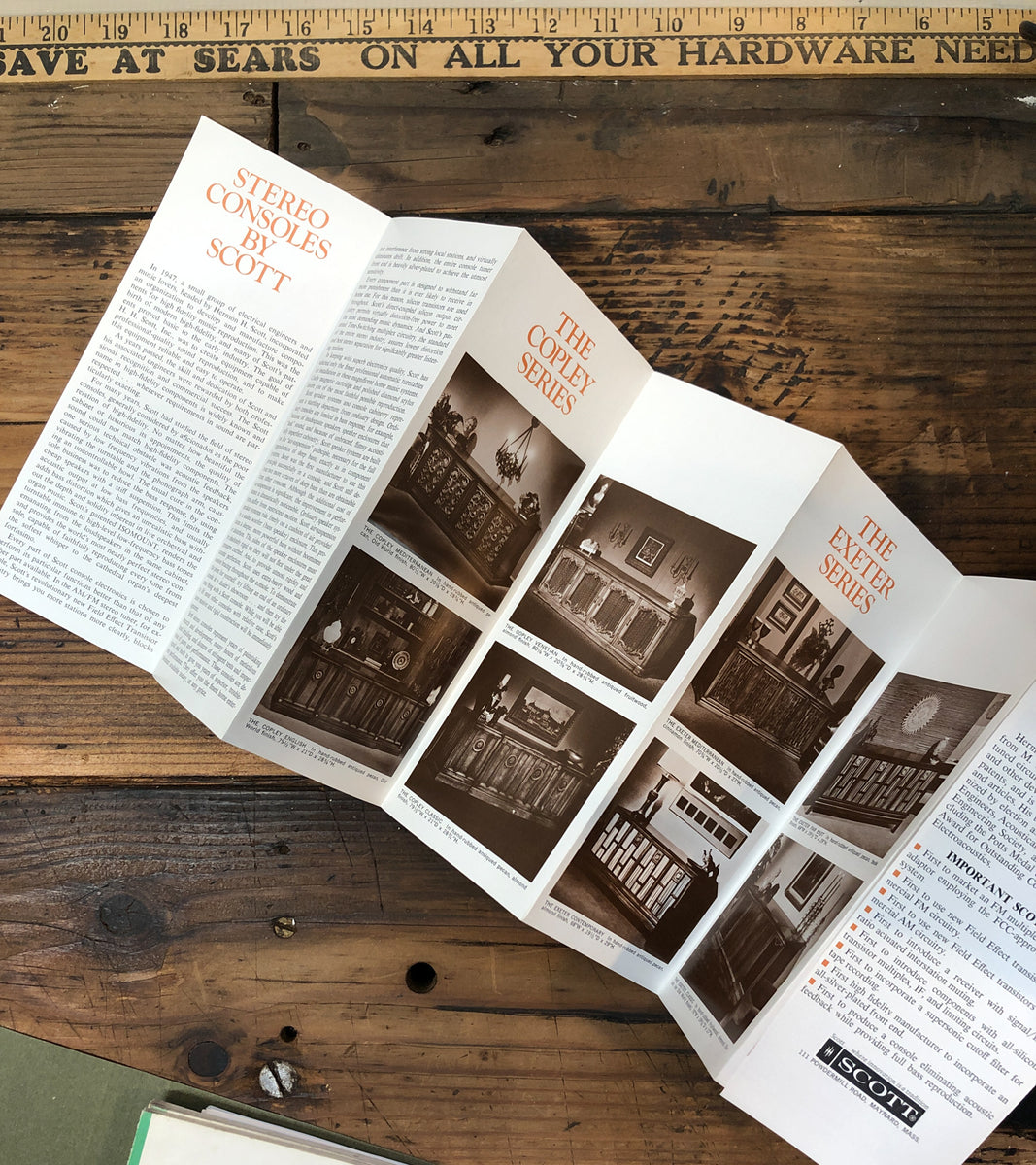 Fold Out Pamphlet *Original* – Vintage Audio Store - Vintage Service ...