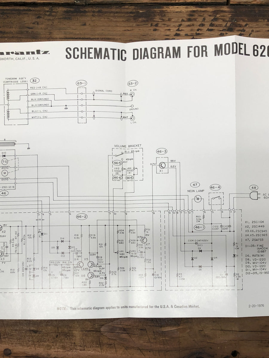 Amplifier Service Manual *Original* – Vintage Audio Store - Vintage ...