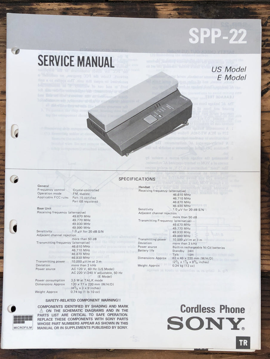 Telephone Service Manual *Original* – Vintage Audio Store - Vintage ...